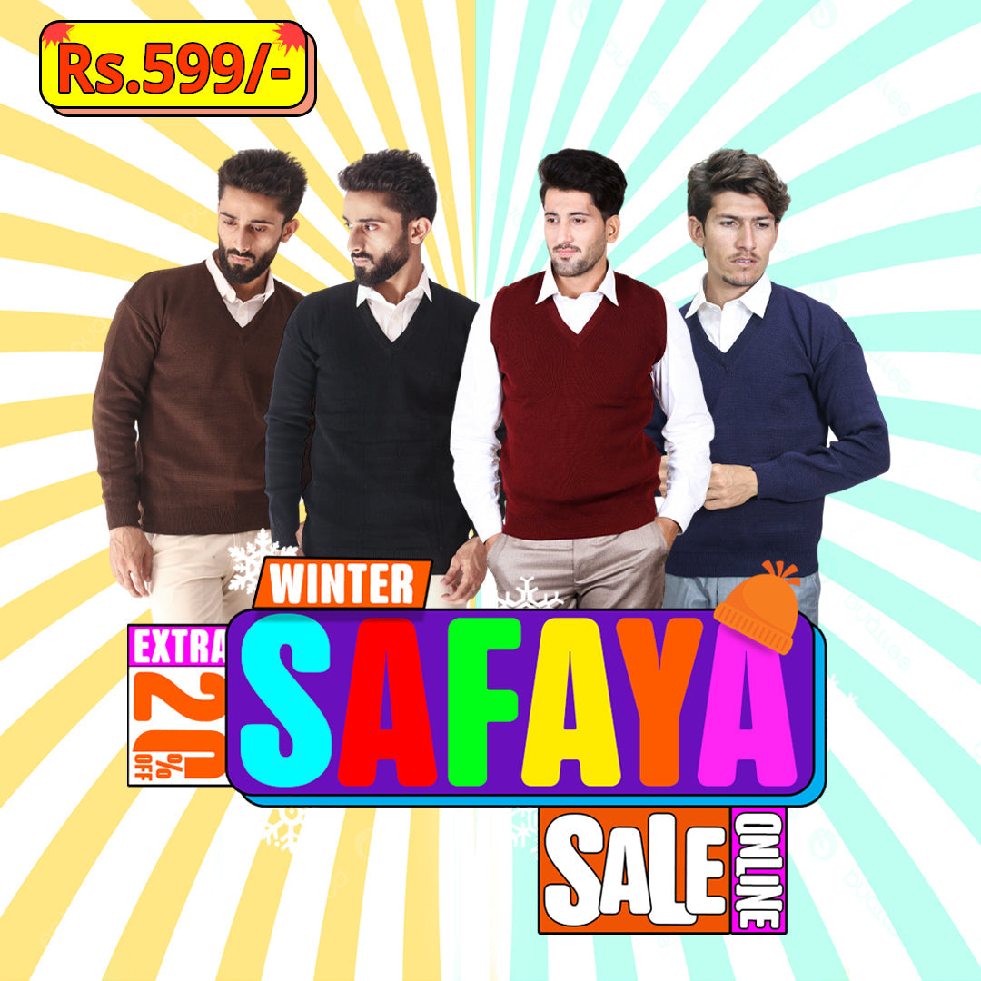 Men's Sweater - Winter Safaya Sale – The Cut Price